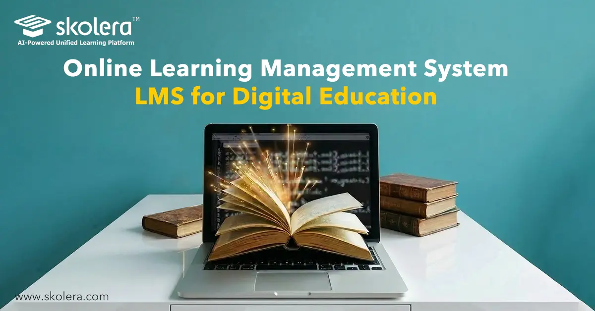 Online Learning Management System LMS for modern Schools